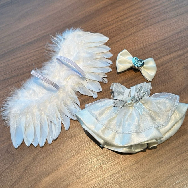 White Angel Wings Dress – LABUGOTOYBOX